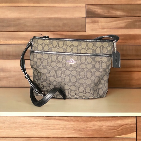 Coach | Bags | Coach Signature Jacquard Crossbody | Poshmark
